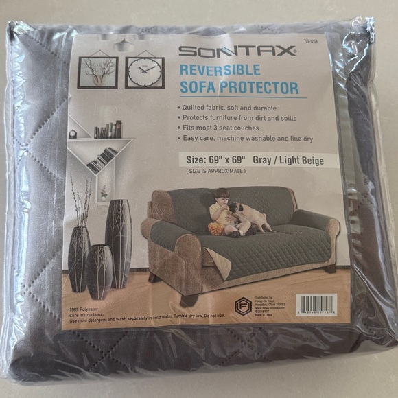 Accents | Sontax Reversible Sofa Protector Gray | Poshmark